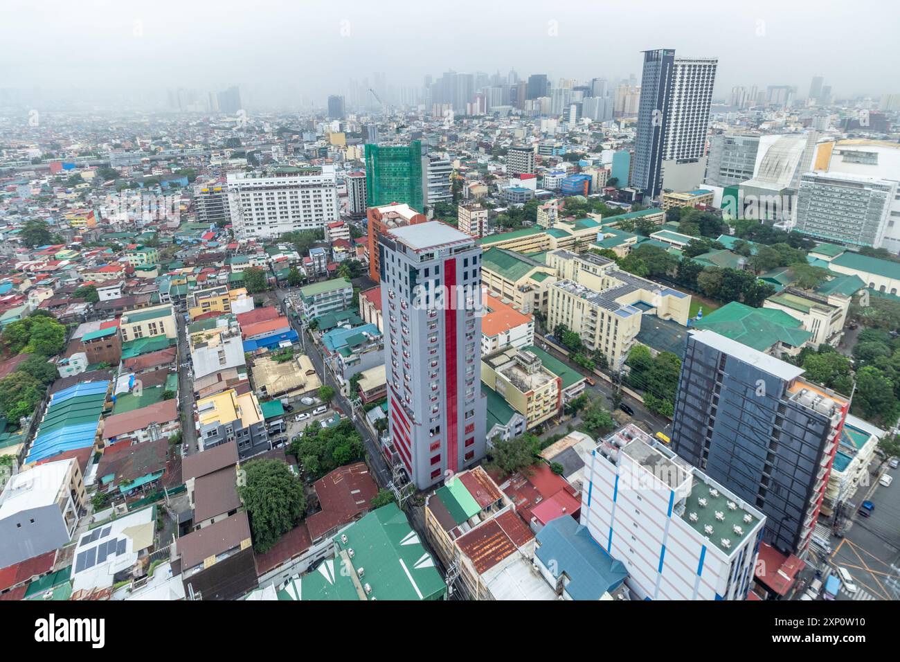 Sprawling city landscape of Metro Manila, Philippines Stock Photo - Alamy
