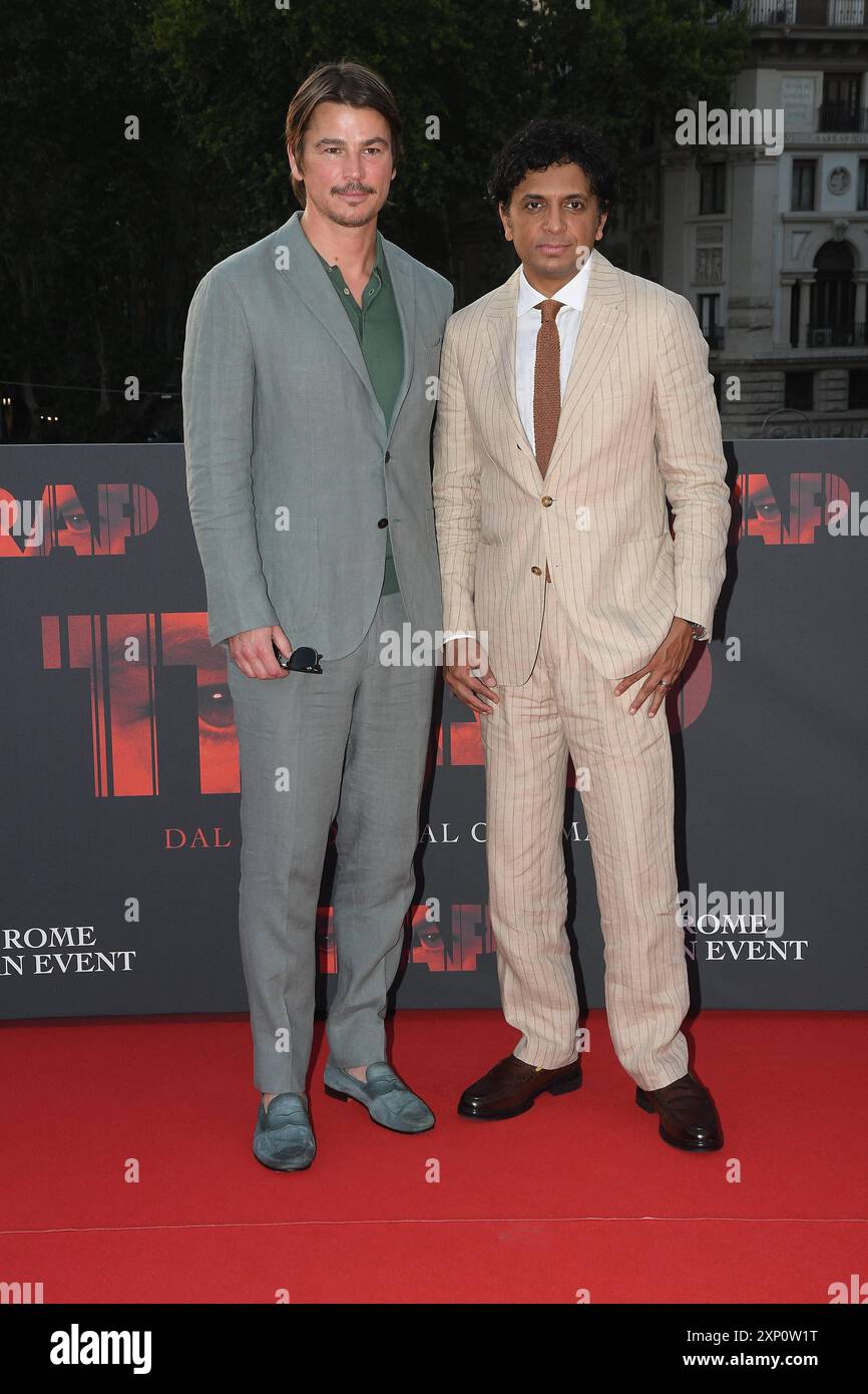 Rome, Terrazza del Cinema Barberini Red Carpet of the Film "Trap", In ...