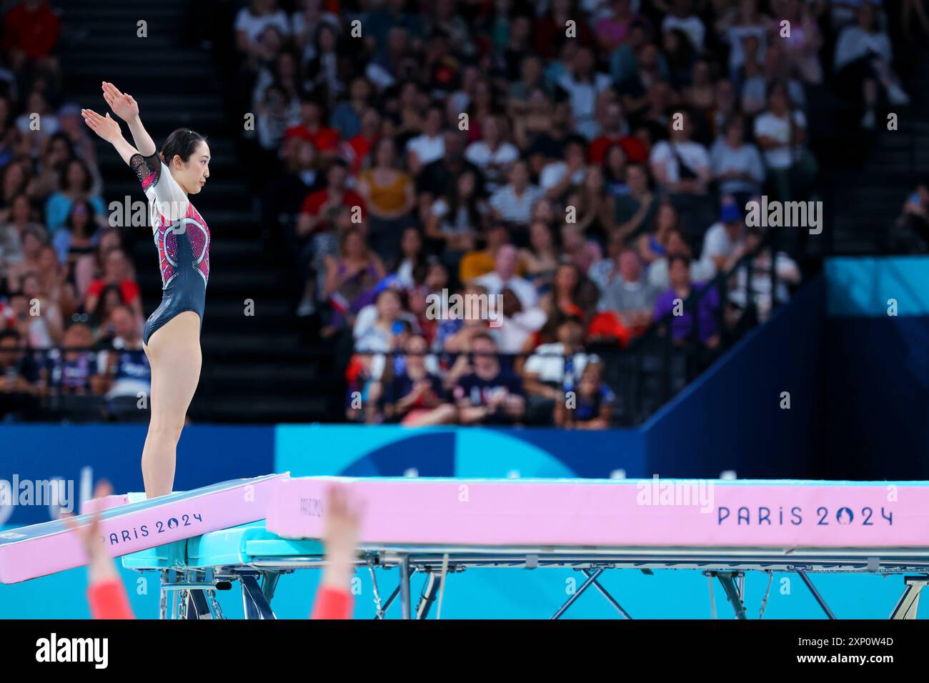 Paris, France. 2nd Aug, 2024. Hikaru Mori (JPN) Trampoline : Women's ...