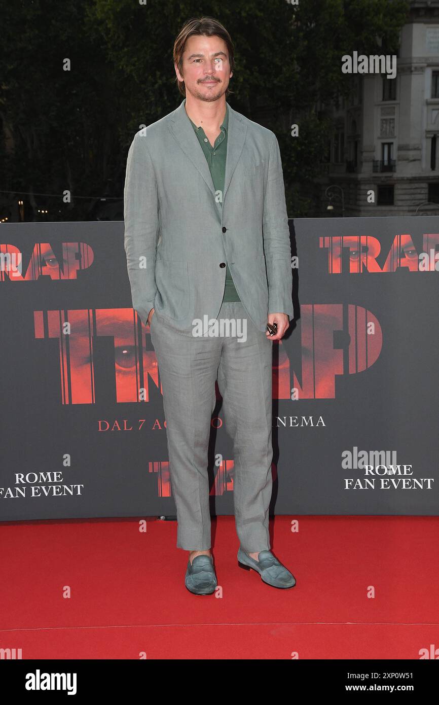 Rome, Terrazza del Cinema Barberini Red Carpet of the Film "Trap", In ...