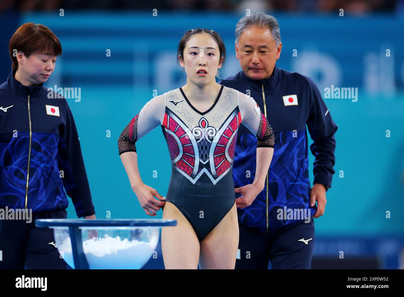 Paris, France. 2nd Aug, 2024. (L-R) Akiko Maruyama, Hikaru Mori ...