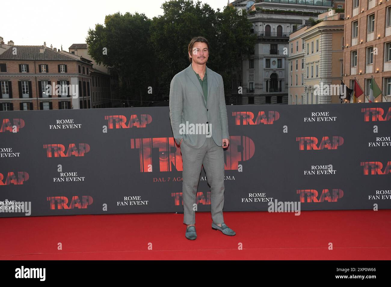 Rome, Terrazza del Cinema Barberini Red Carpet of the Film "Trap", In ...