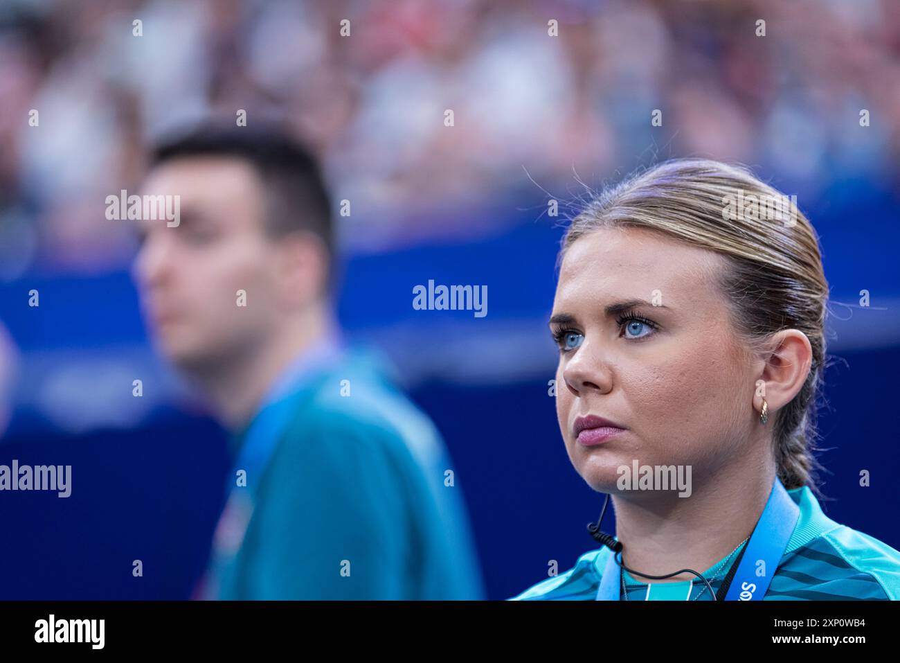 Paris, France. 2nd August 2024. Olympic Games, male team epee, fencing ...