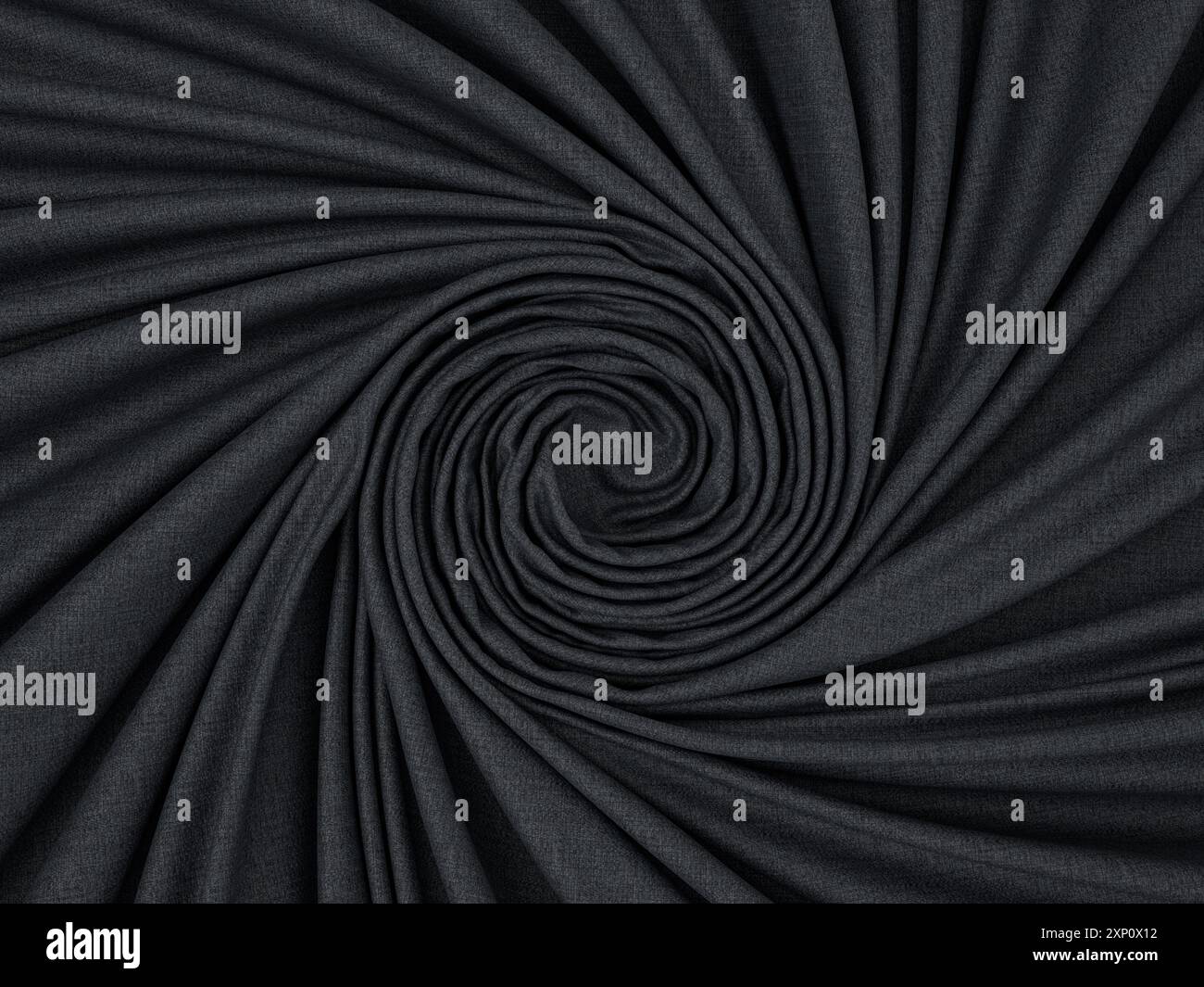 Background formed by twisted fabric. 3d illustration Stock Photo - Alamy