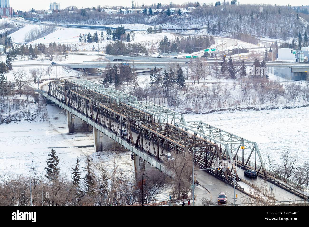 The Low Level Bridge built between 1898-1900 spanning the North ...