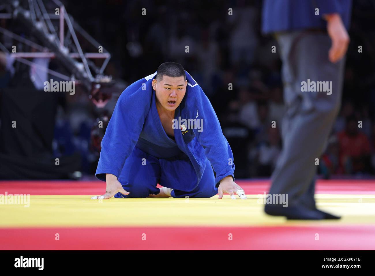Paris, France. 2nd Aug, 2024. Tatsuru Saito (JPN) Judo : Men's 100kg ...