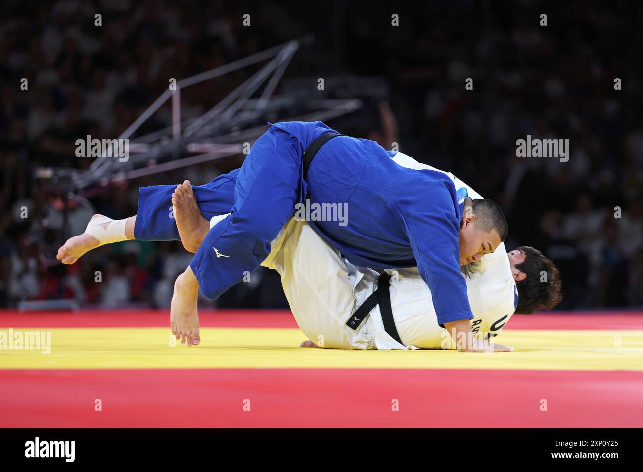 Paris, France. 2nd Aug, 2024. Tatsuru Saito (JPN) Judo : Men's 100kg ...