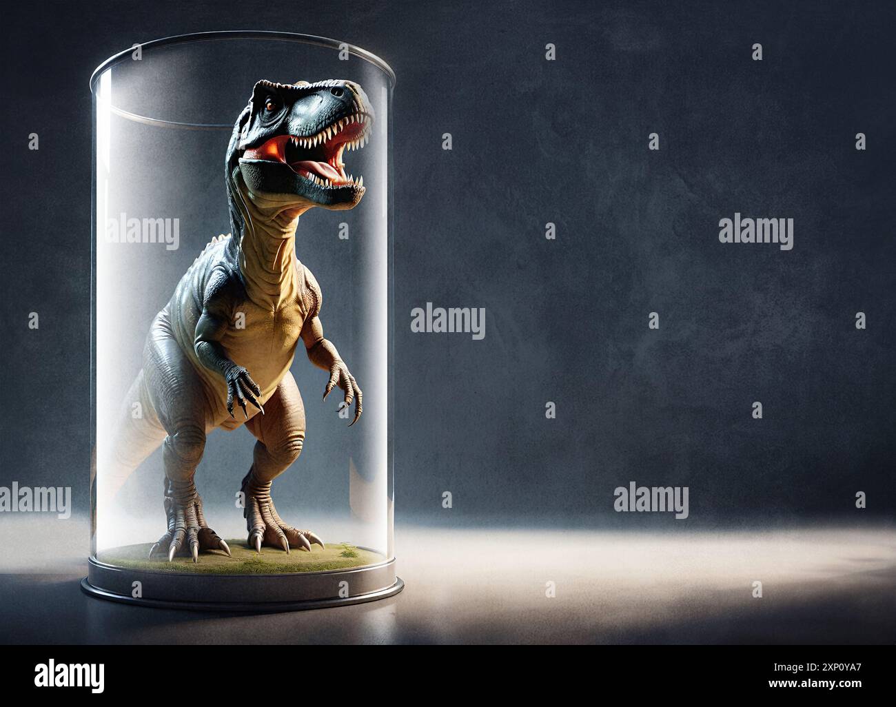 Dinosaur cloning, conceptual illustration Stock Photo - Alamy