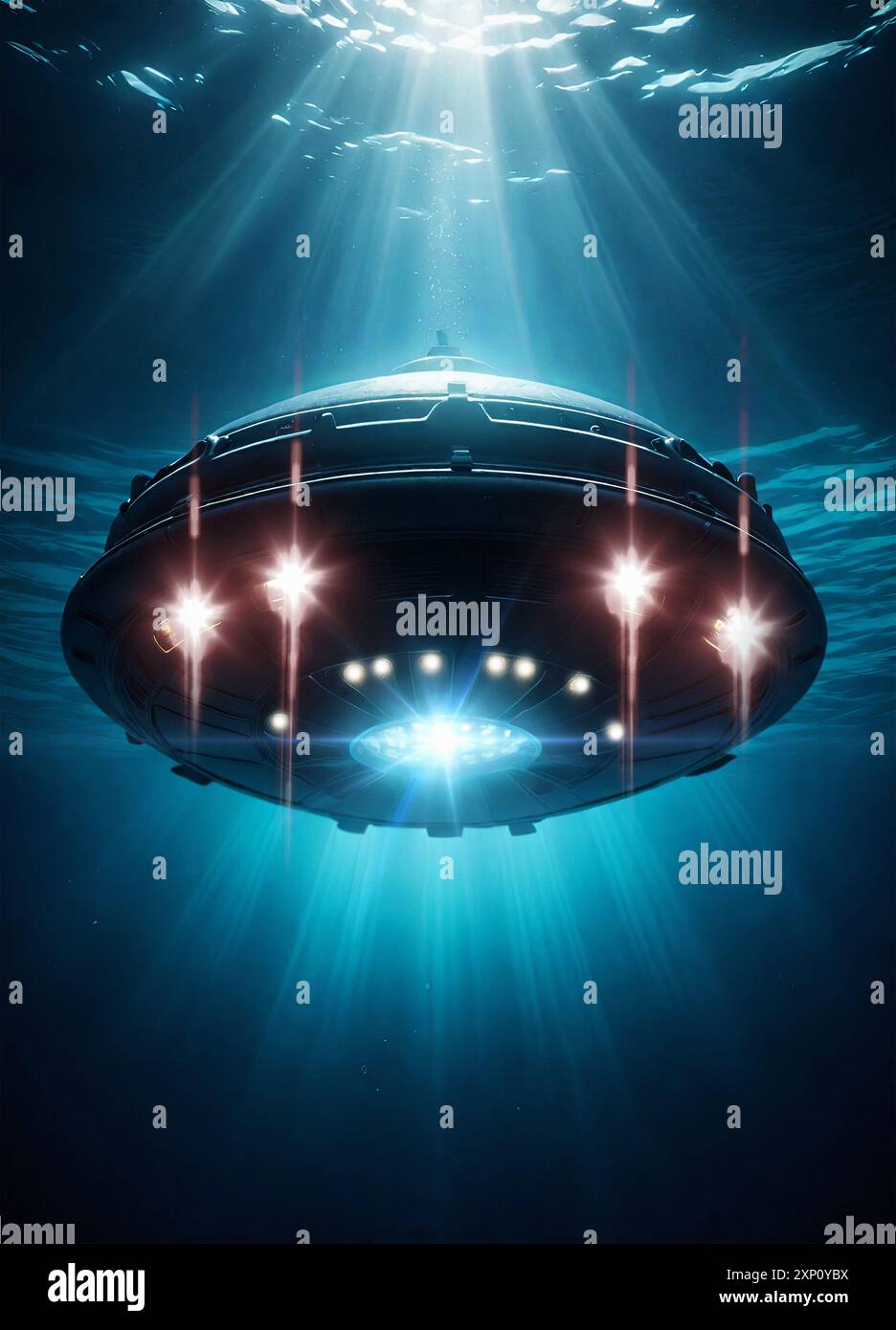 Unidentified submerged object, illustration Stock Photo - Alamy