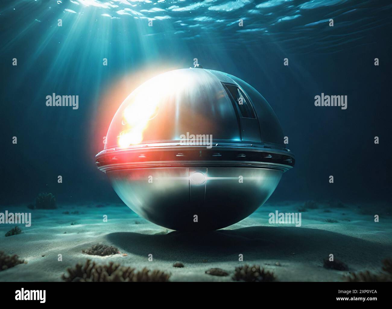 Unidentified submerged object, illustration Stock Photo - Alamy