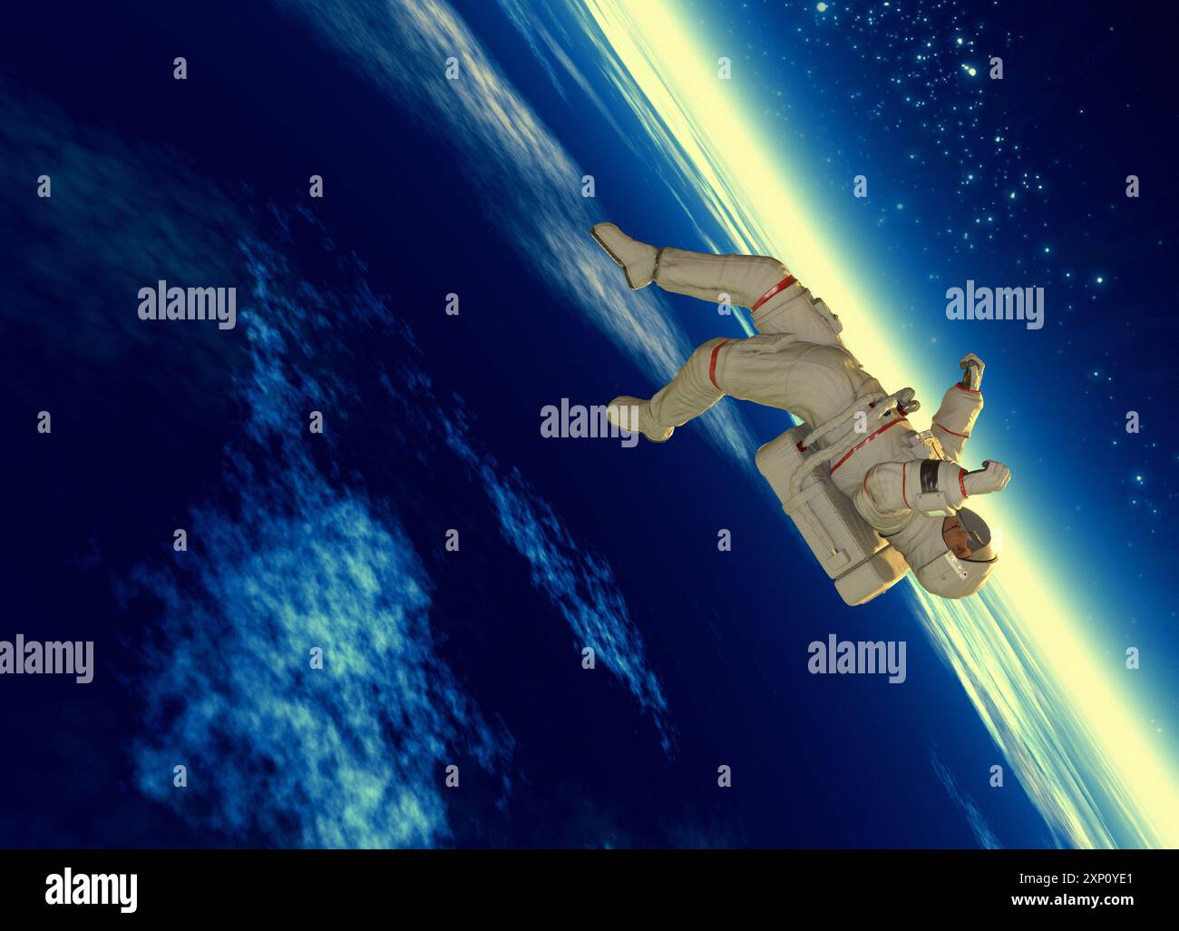 Floating astronaut hi-res stock photography and images - Alamy