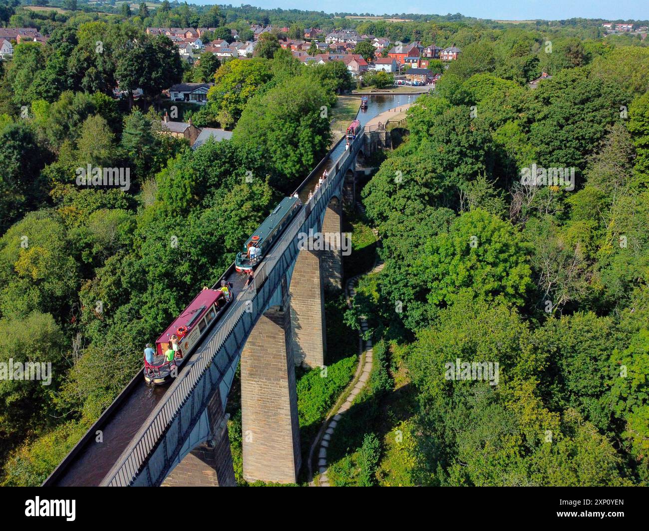 Pontcysyllte aqueduct aerial hi-res stock photography and images - Alamy