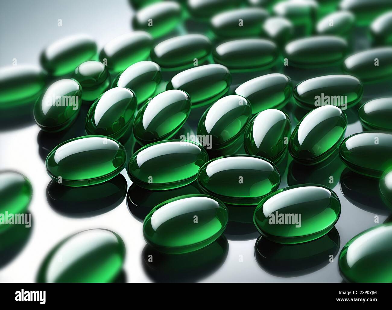 Green pills, illustration Stock Photo - Alamy