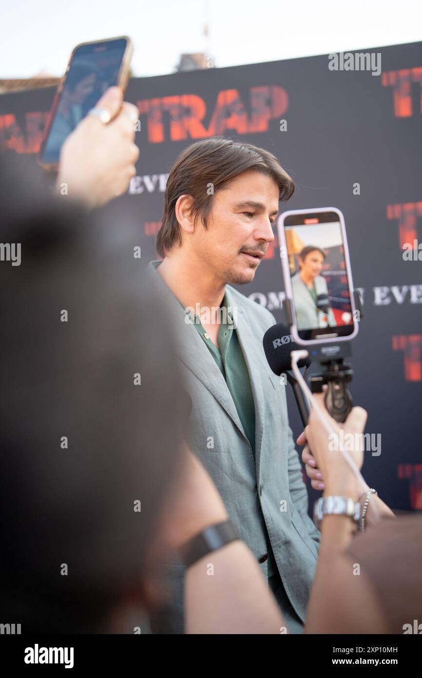 Rome, Italy. 02nd Aug, 2024. Actor Josh Hartnett is attending the Rome ...