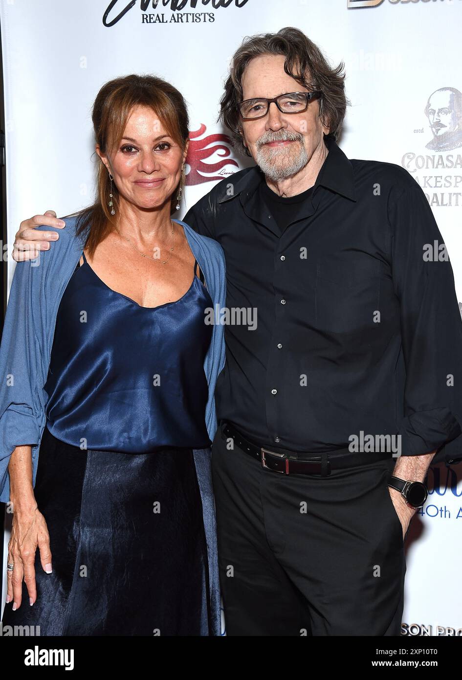 Burbank, USA. 02nd Aug, 2024. Nancy Lee Grahn and Lane Daives arriving ...