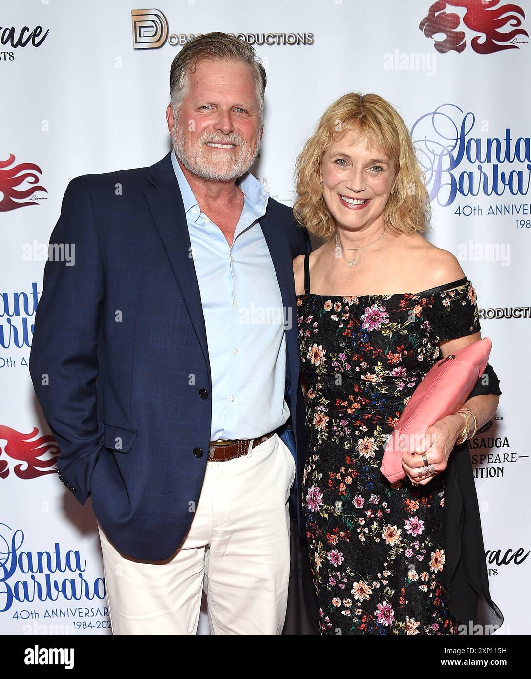 Burbank, USA. 02nd Aug, 2024. Robert Newman and Harley Jane Kozak ...