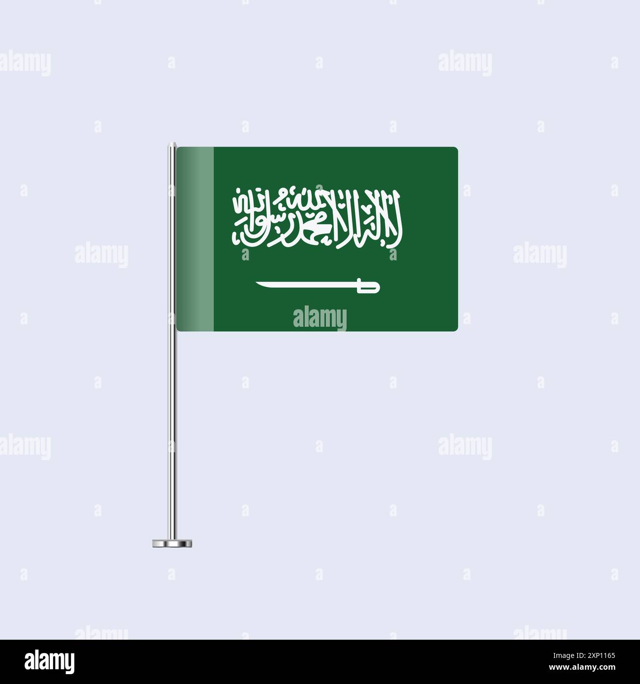 Download saudi arabia flag vector hi-res stock photography and images ...