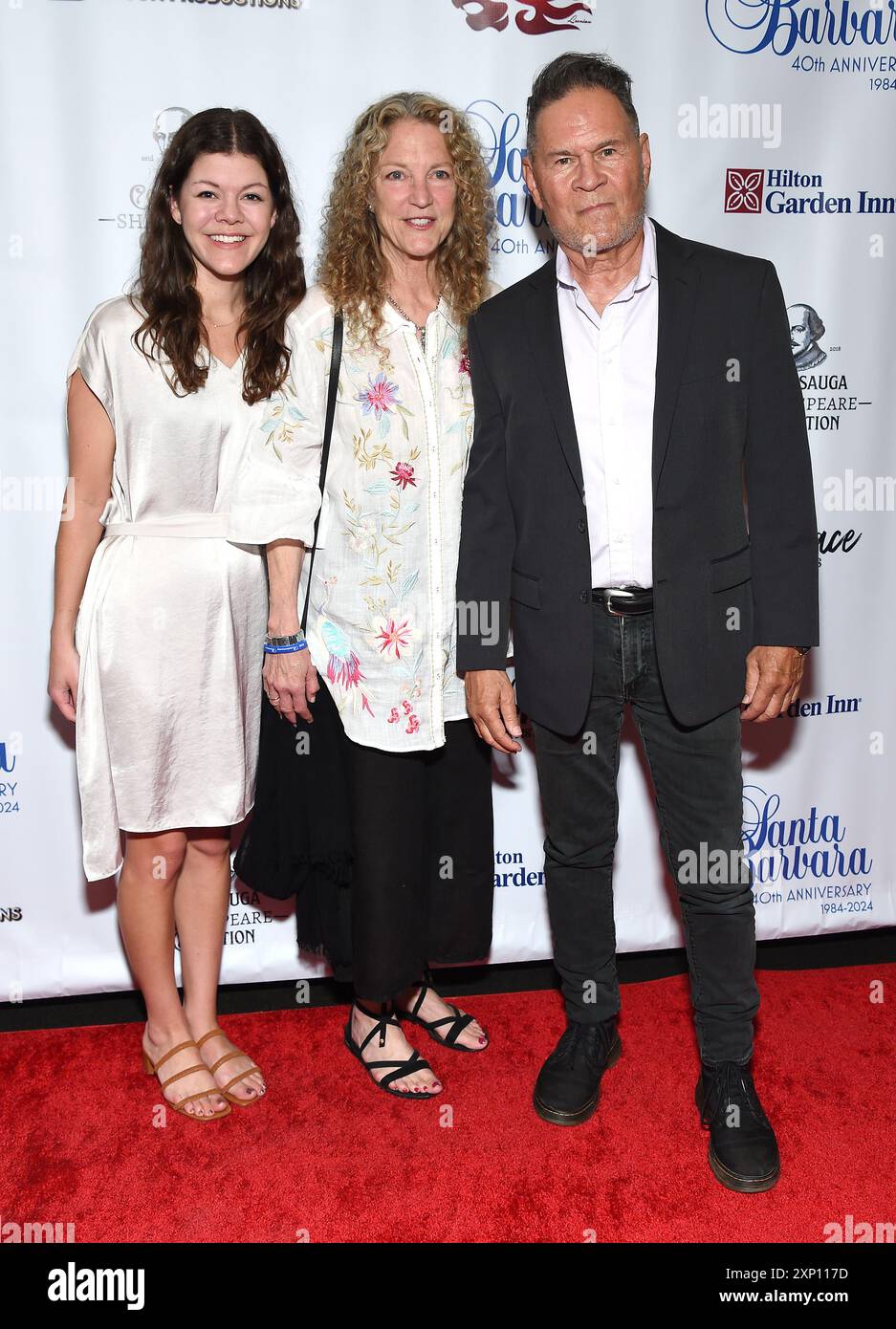 Burbank, USA. 02nd Aug, 2024. A Martinez, Leslie Bryans and Devon Makena Martinez arriving to ...