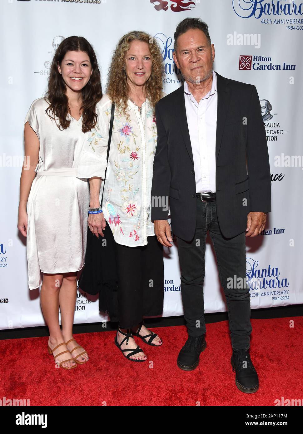 Burbank, USA. 02nd Aug, 2024. A Martinez, Leslie Bryans and Devon Makena Martinez arriving to ...