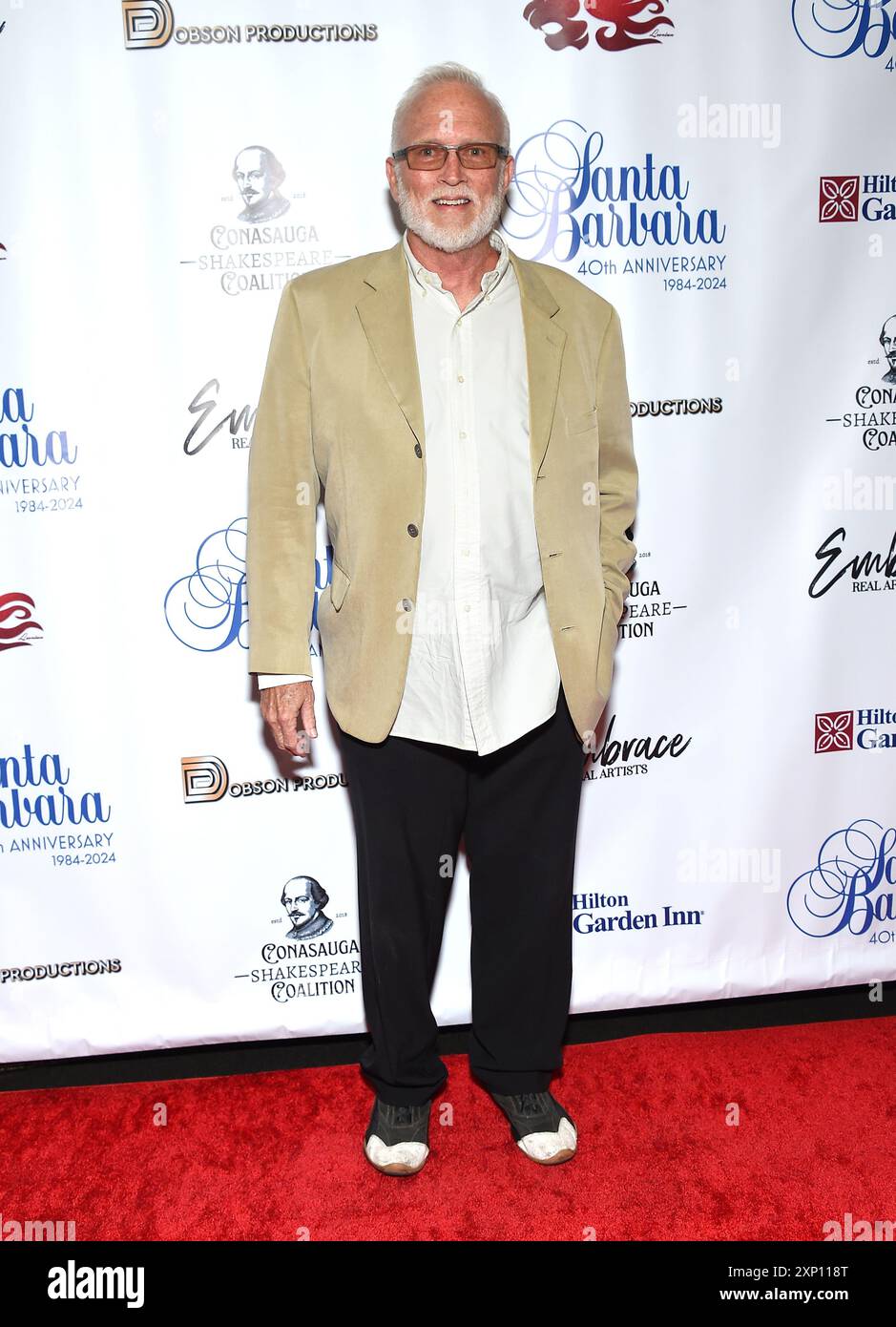 Burbank, USA. 02nd Aug, 2024. Steve Meadows arriving to Santa Barbara ...