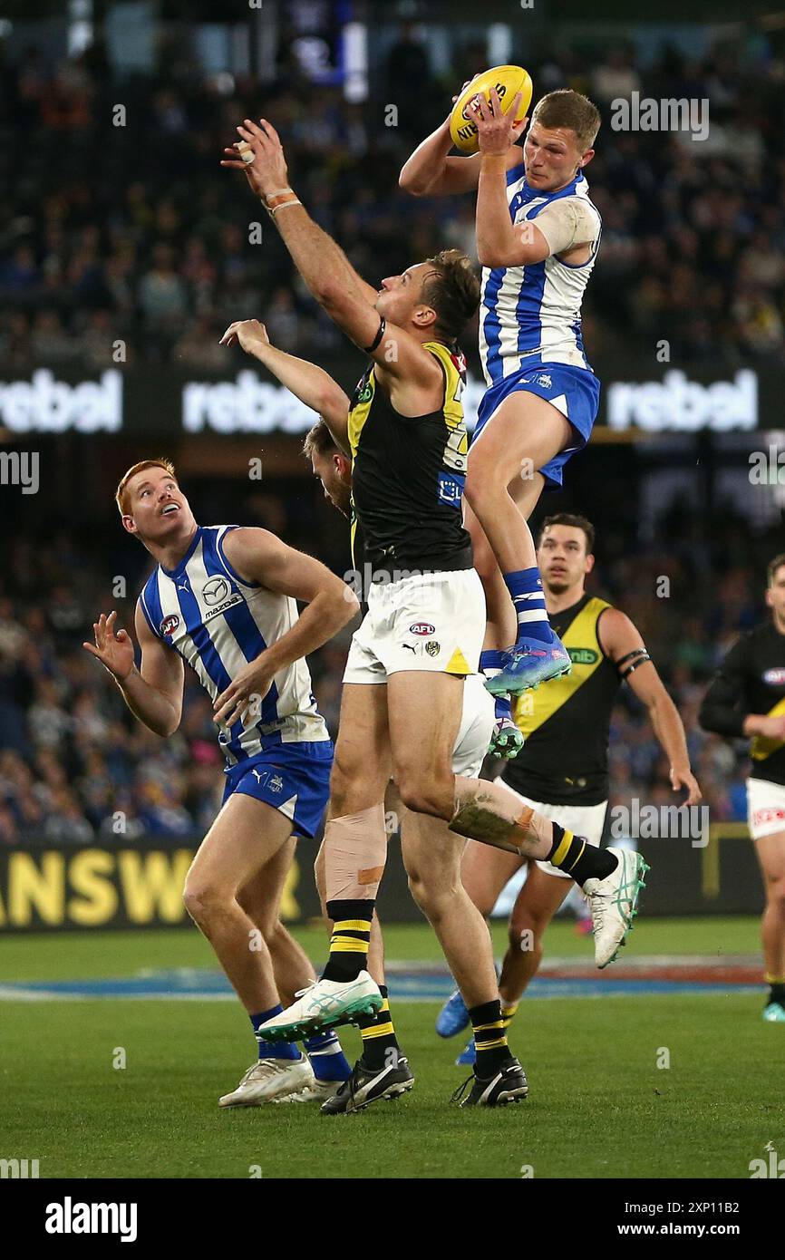 Melbourne, Australia. 03rd Aug, 2024. Zane Duursma of the Kangaroos ...