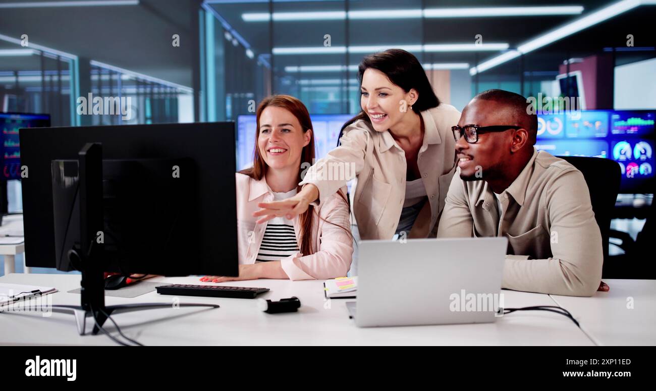 Corporate Diverse Business People. Employee Group Teamwork Stock Photo ...