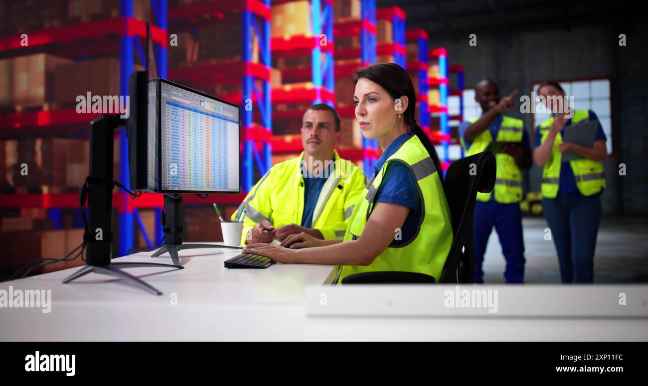 Supply chain management computer hi-res stock photography and images ...