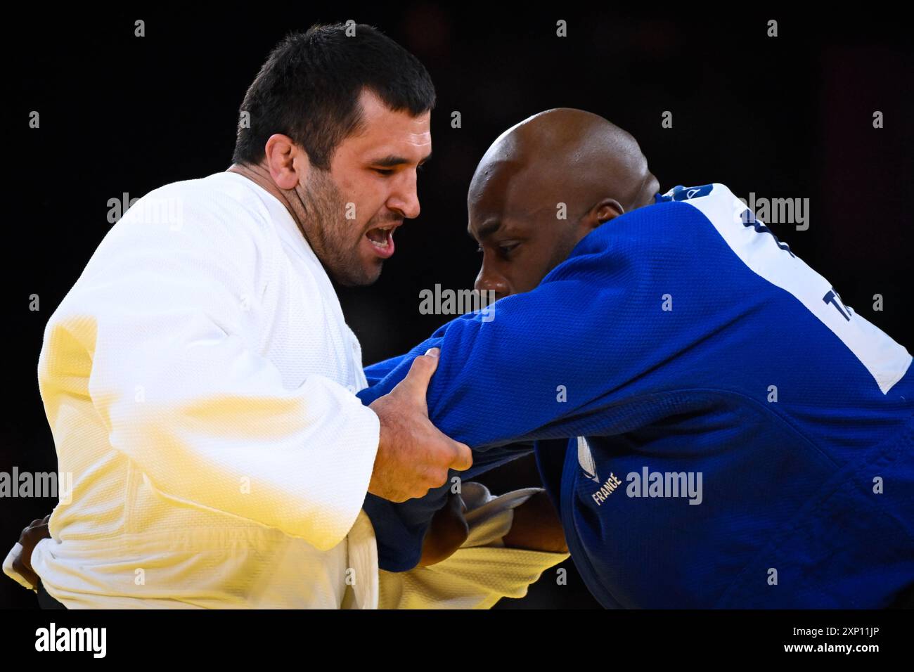 Teddy Riner ( FRA ) vs Temur Rakhimov ( TJK ), Judo, Men +100 kg ...