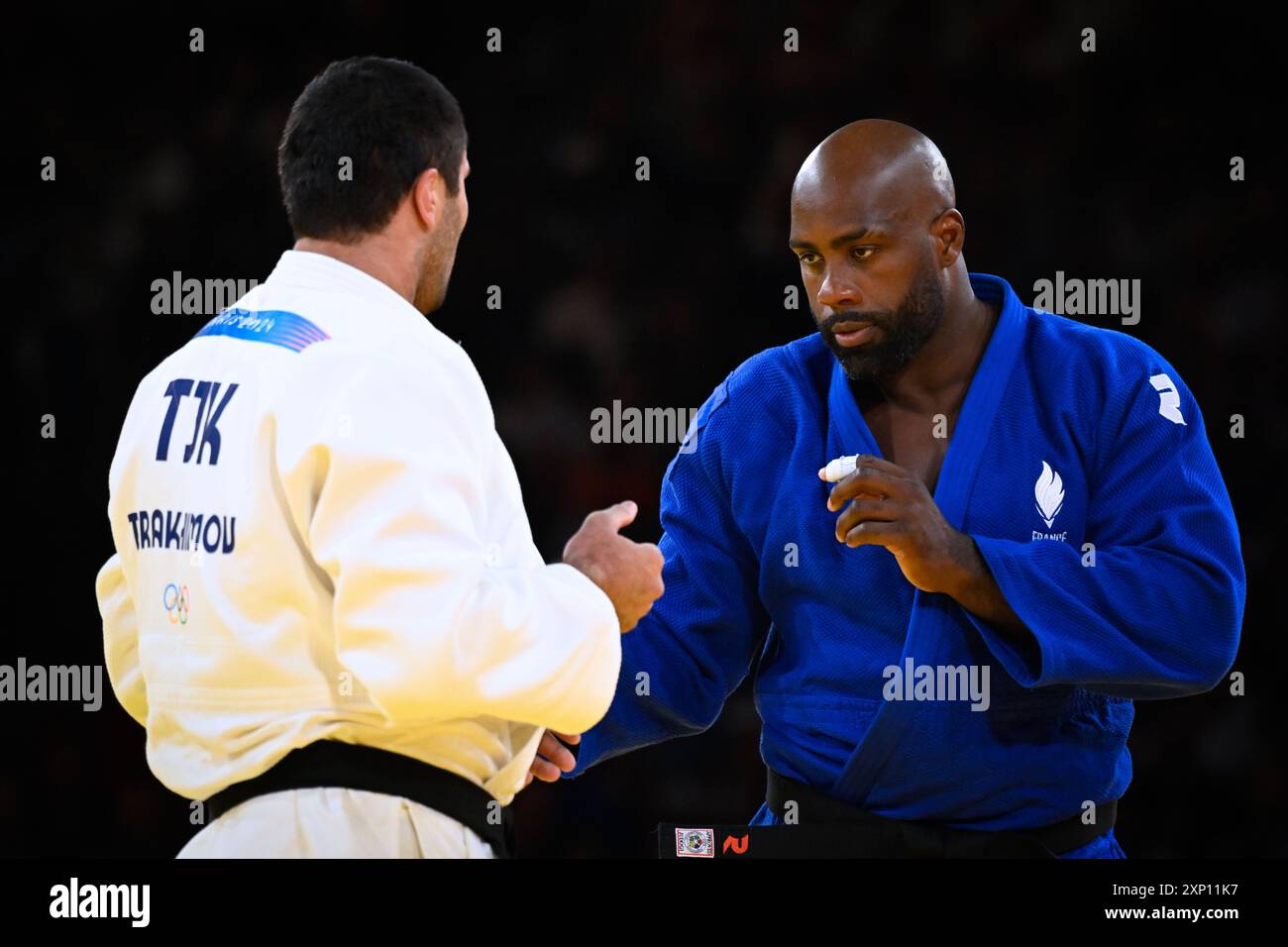 Teddy Riner ( FRA ) vs Temur Rakhimov ( TJK ), Judo, Men +100 kg ...