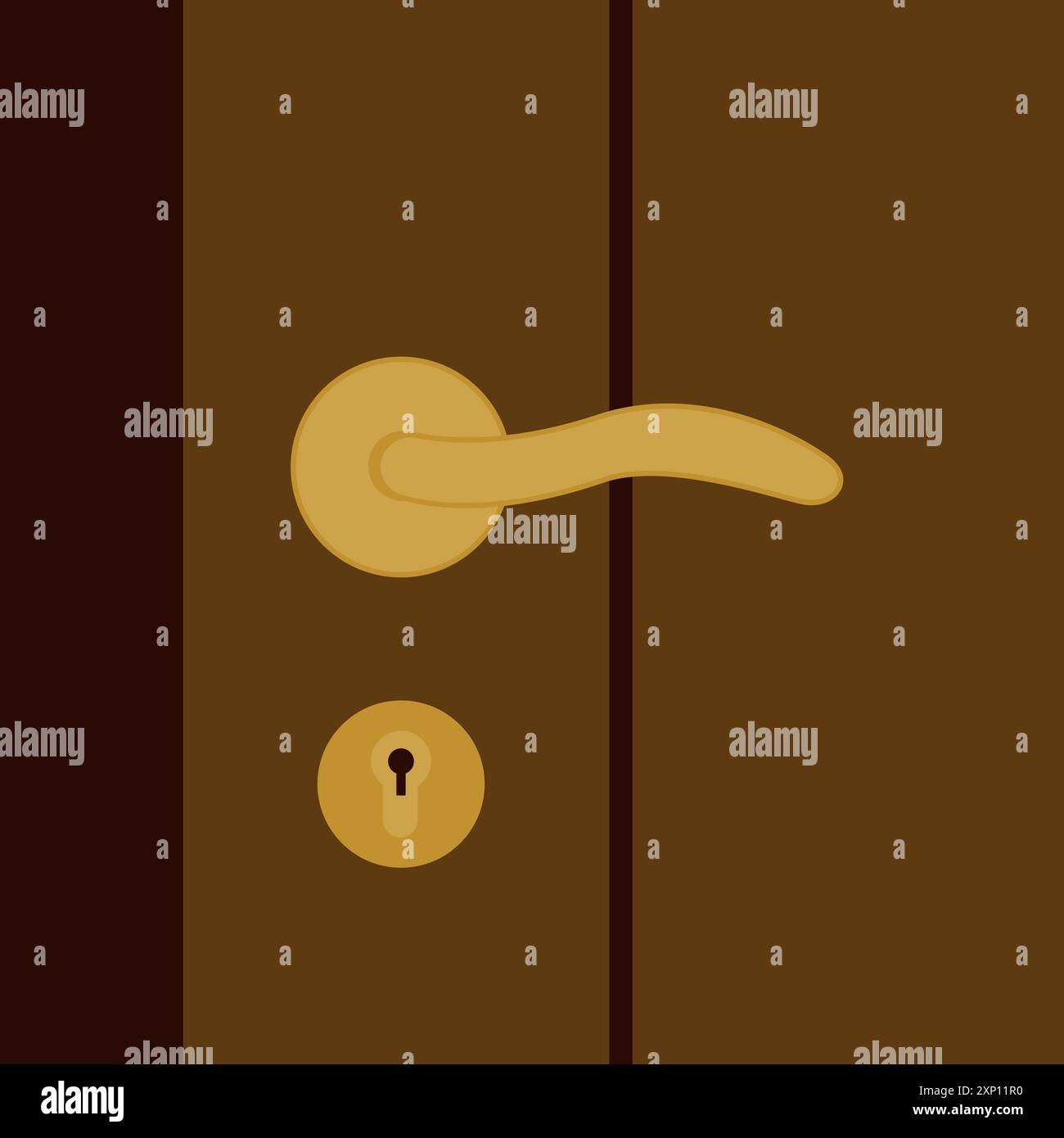 Lock door hardware furniture Stock Vector Images - Alamy