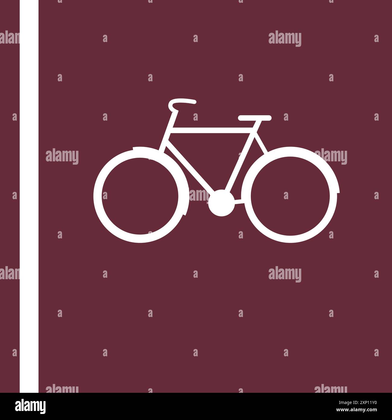 Bike path poster design. Bike path sign Stock Vector Image & Art - Alamy