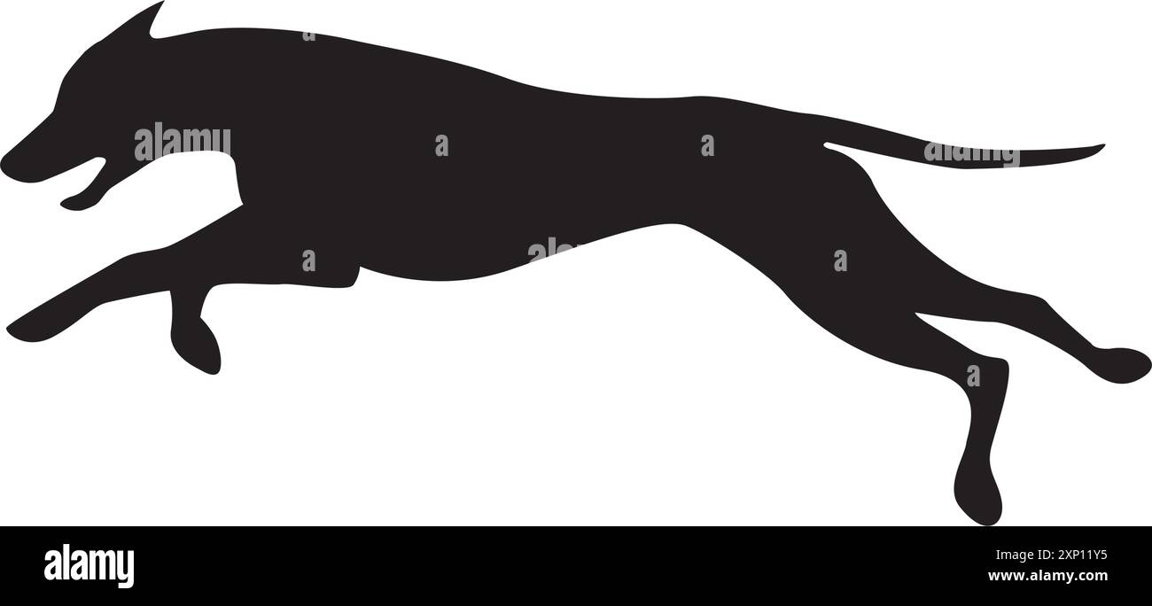 White dog playing in Stock Vector Images - Alamy