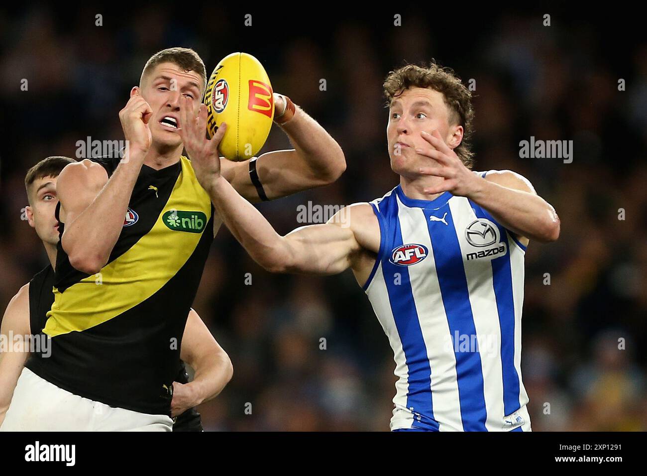 Melbourne, Australia. 03rd Aug, 2024. Nick Larkey of the Kangaroos ...