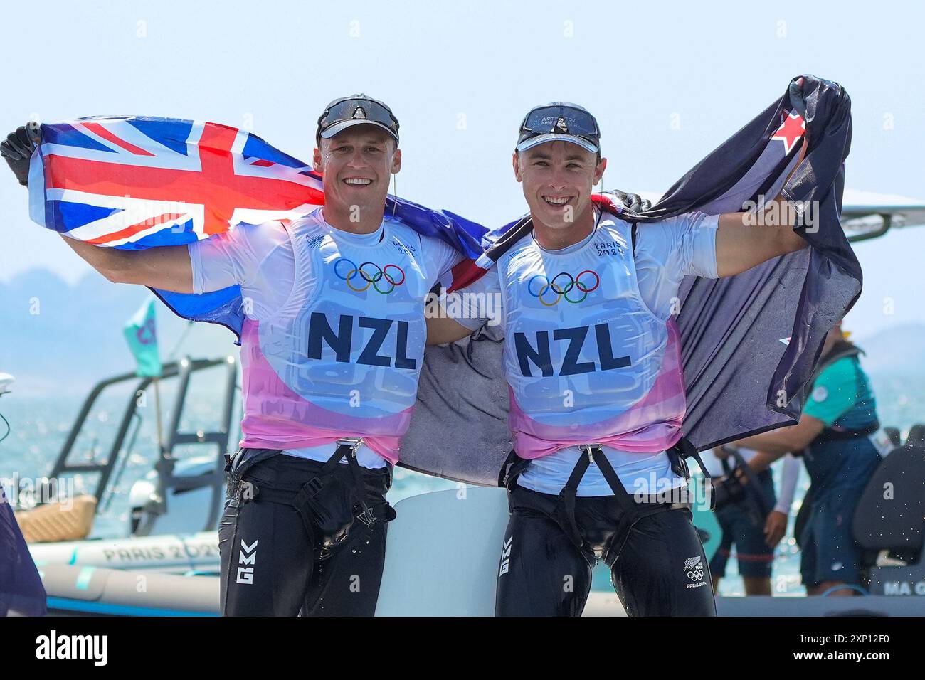 Marseille, France. 02nd Aug, 2024. Isaac McHardie, William Mckenzie ...
