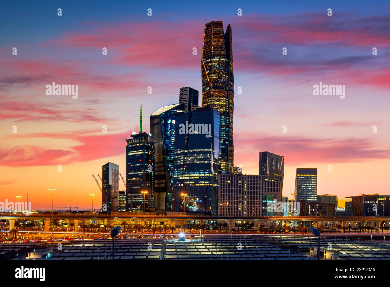 King Abdullah Financial District Riyadh. know as KAFD Stock Photo - Alamy