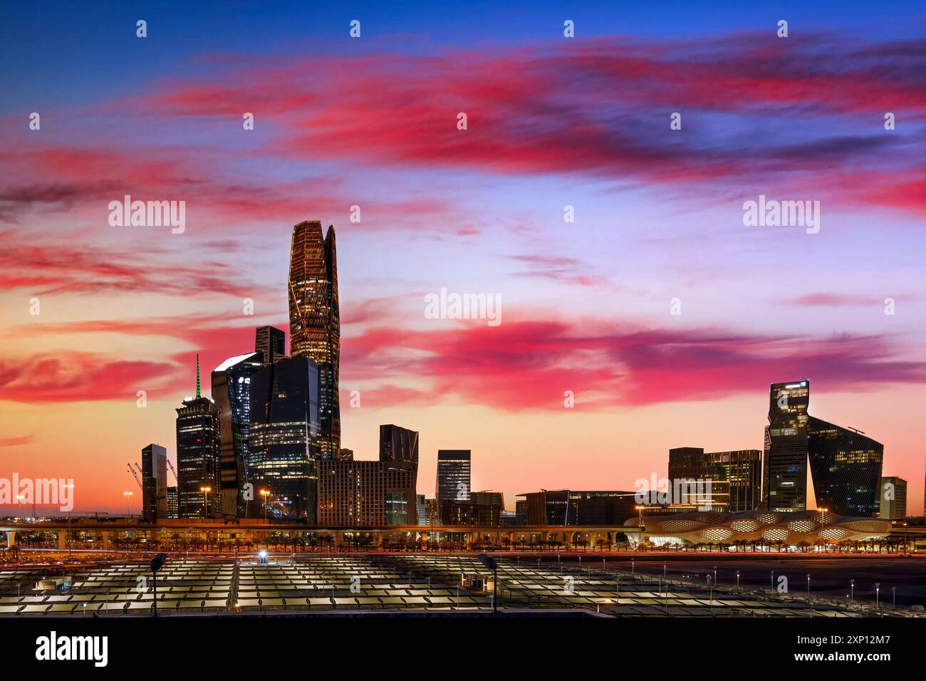 King Abdullah Financial District Riyadh. know as KAFD Stock Photo - Alamy