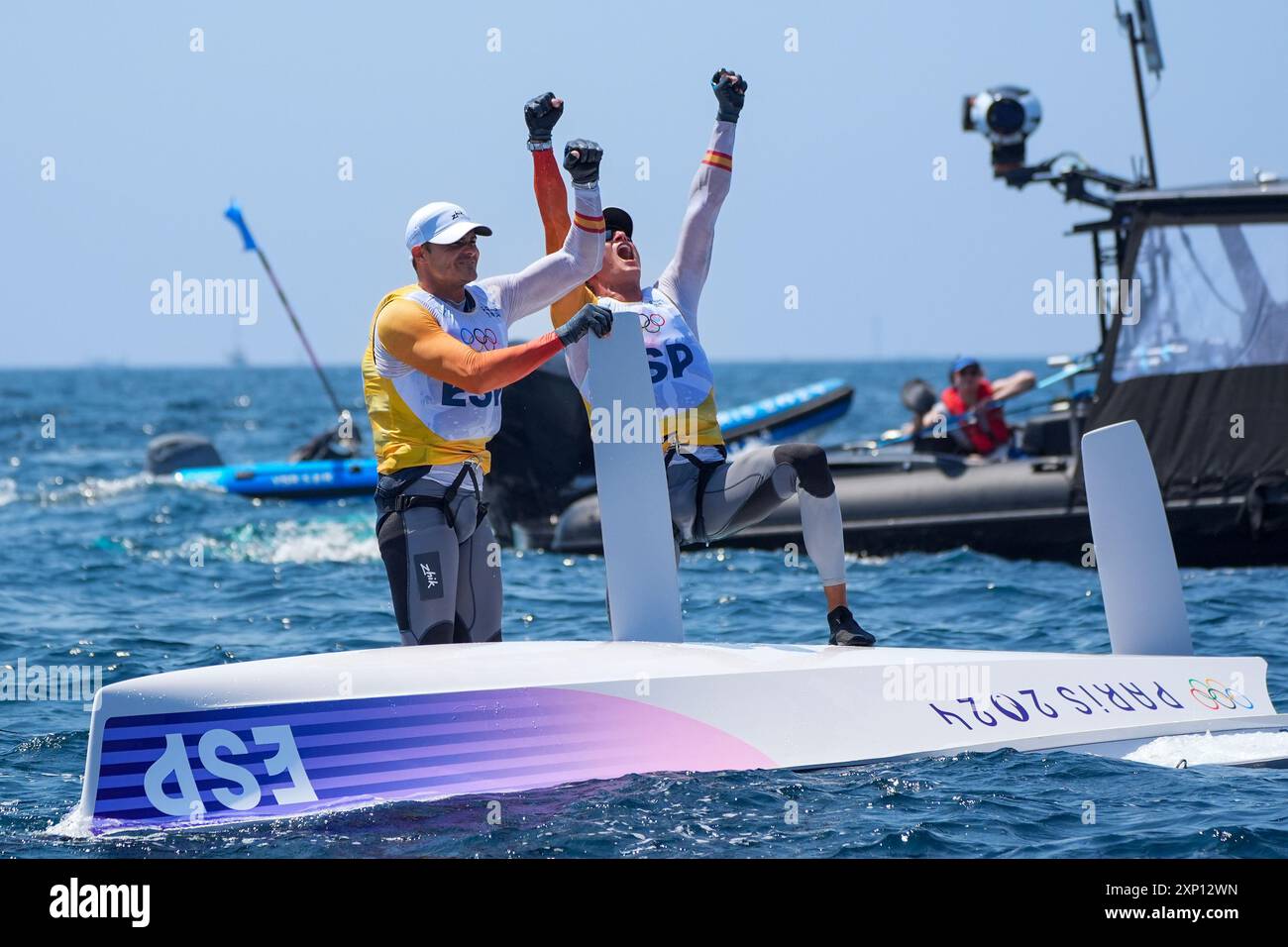 Diego Botin Le Chever and Florian Trittel Paul (Spain) Gold medal ...