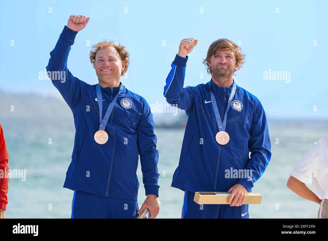Ian Barrows, Hans Henken (USA) Bronze medal, Sailing, Men's Skiff Medal ...