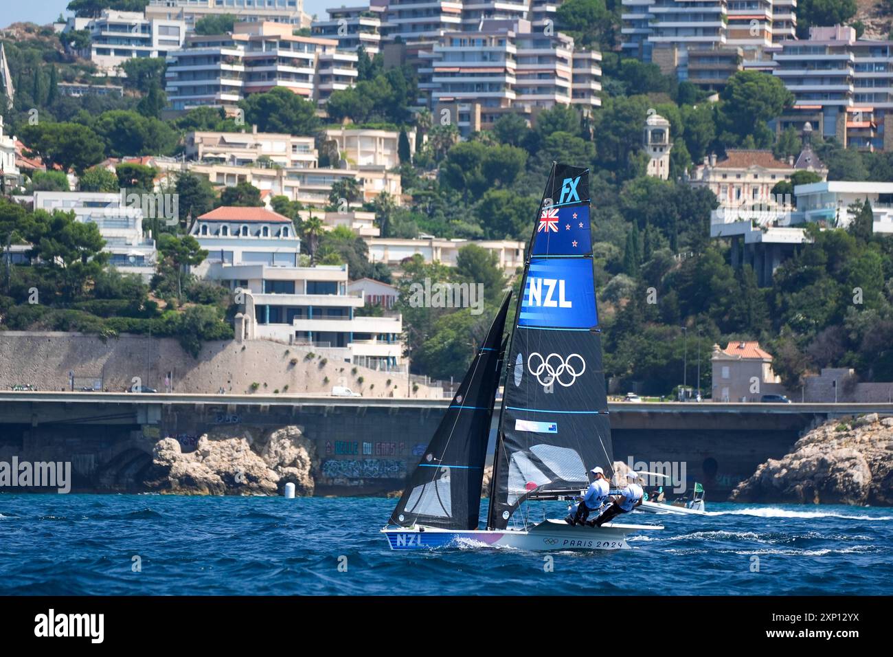 Jo Aleh and Molly Meech (New Zealand), Sailing, Women's Skiff during ...