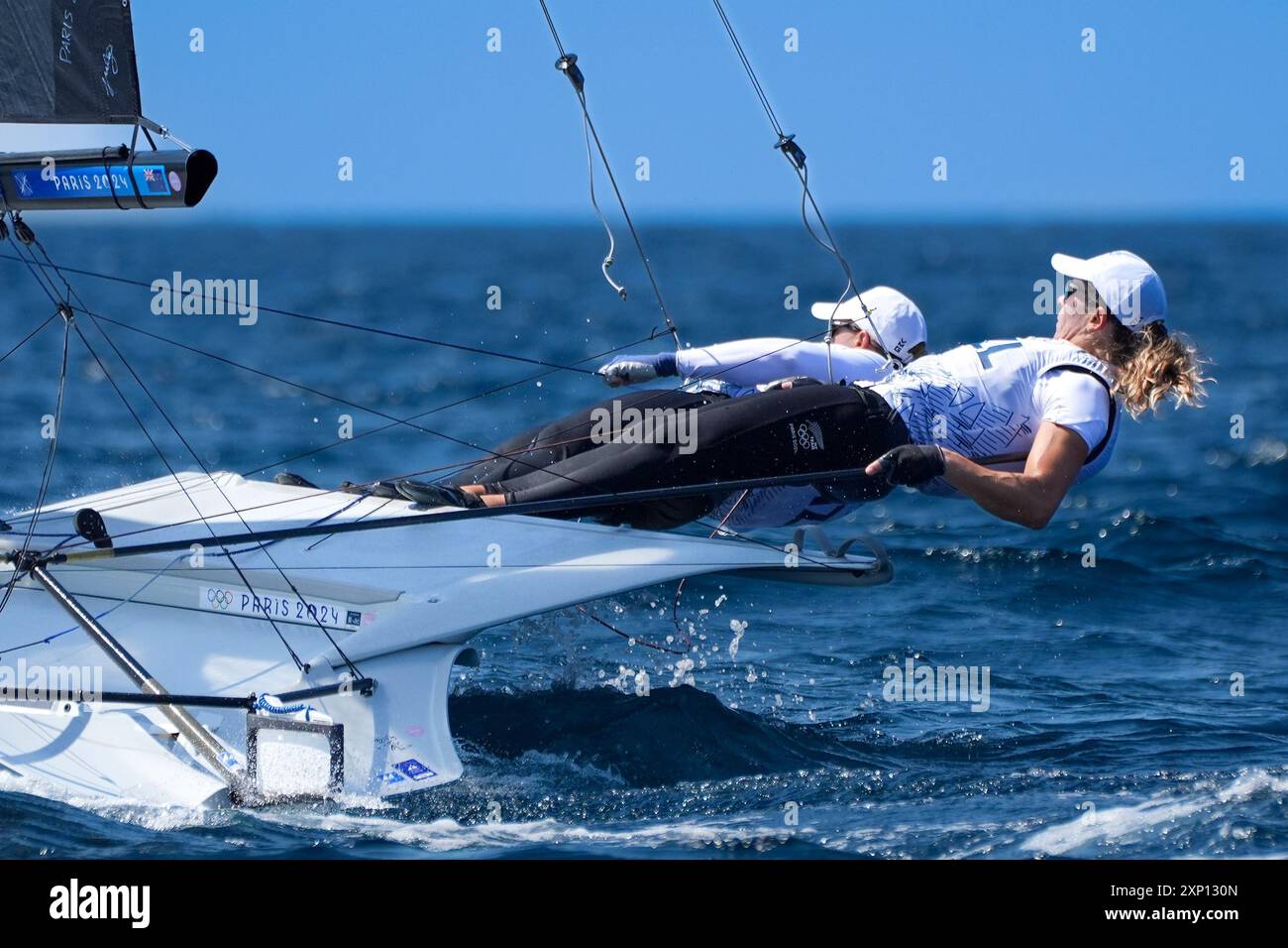 Jo Aleh and Molly Meech (New Zealand), Sailing, Women's Skiff during ...