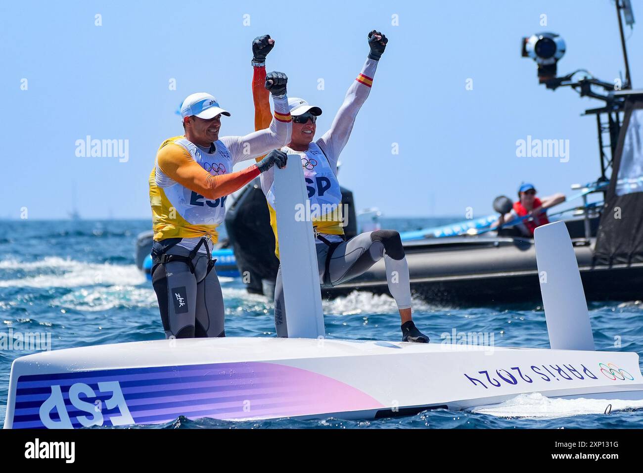 Diego Botin Le Chever and Florian Trittel Paul (Spain) Gold medal ...
