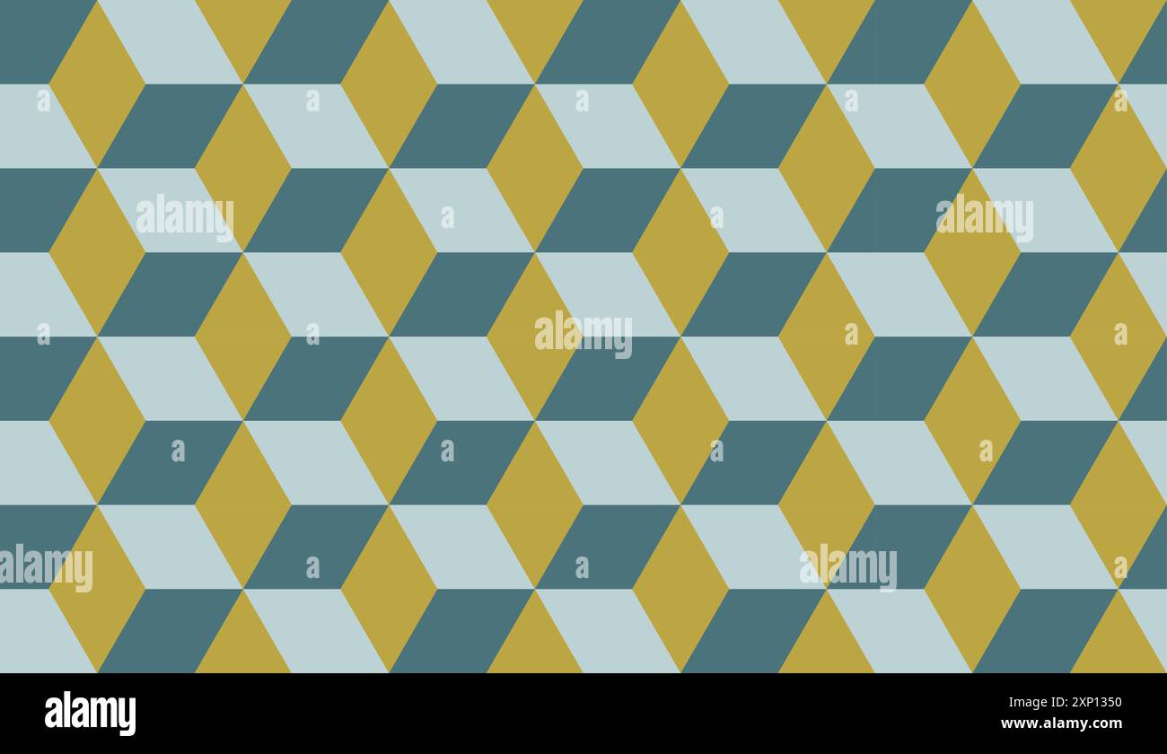Seamless abstract cube pattern hi-res stock photography and images - Alamy