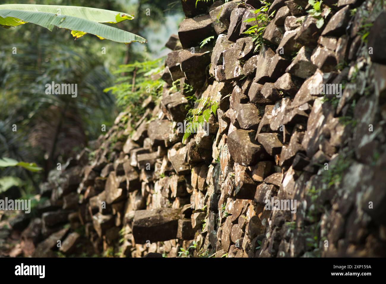 The composition of solid rock megalithic site area, Gunung Padang, West ...