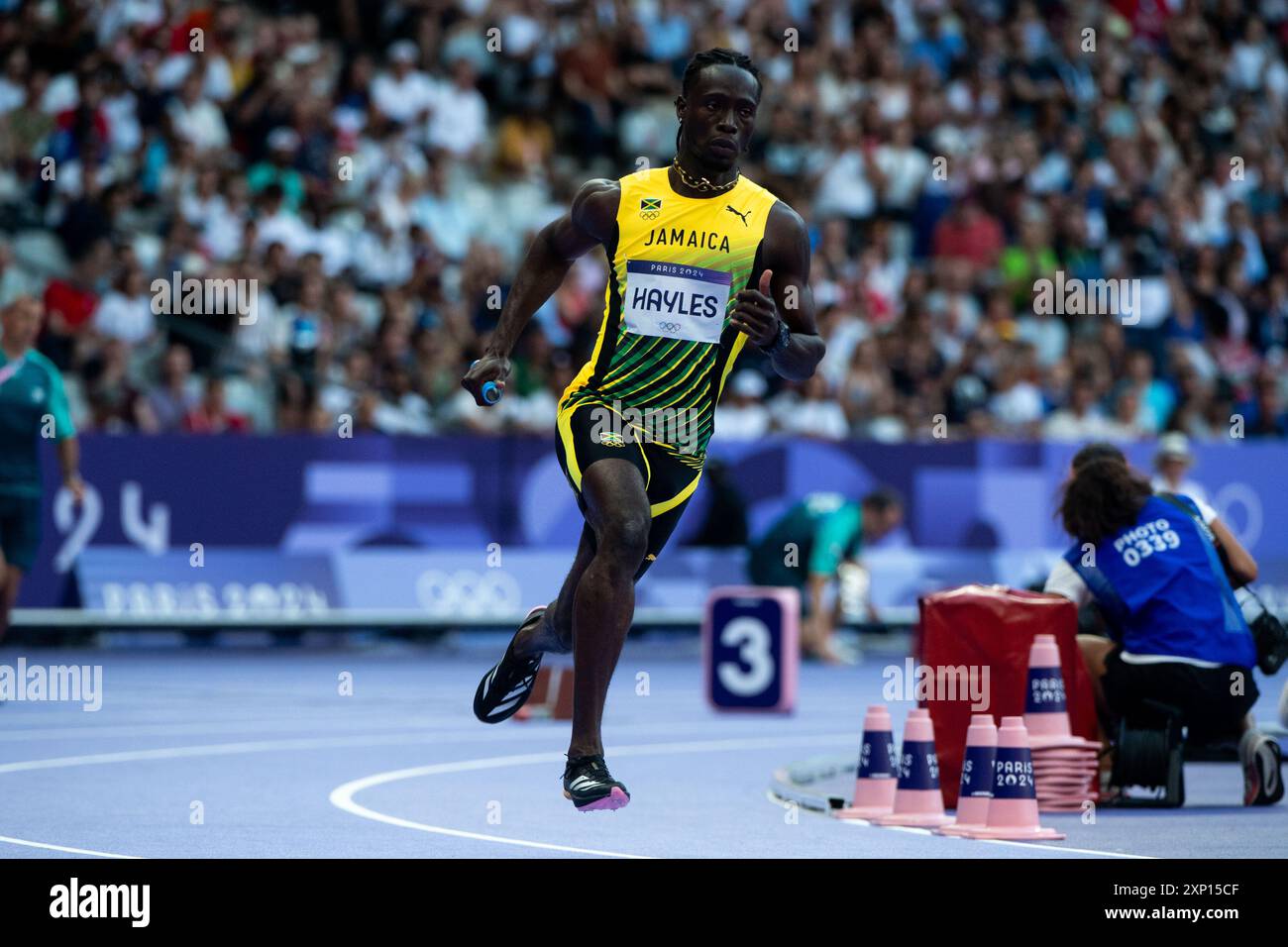 HAYLES Reheem (Jamaica), 4 x 400 Meter Mixed Staffel Lauf, FRA ...