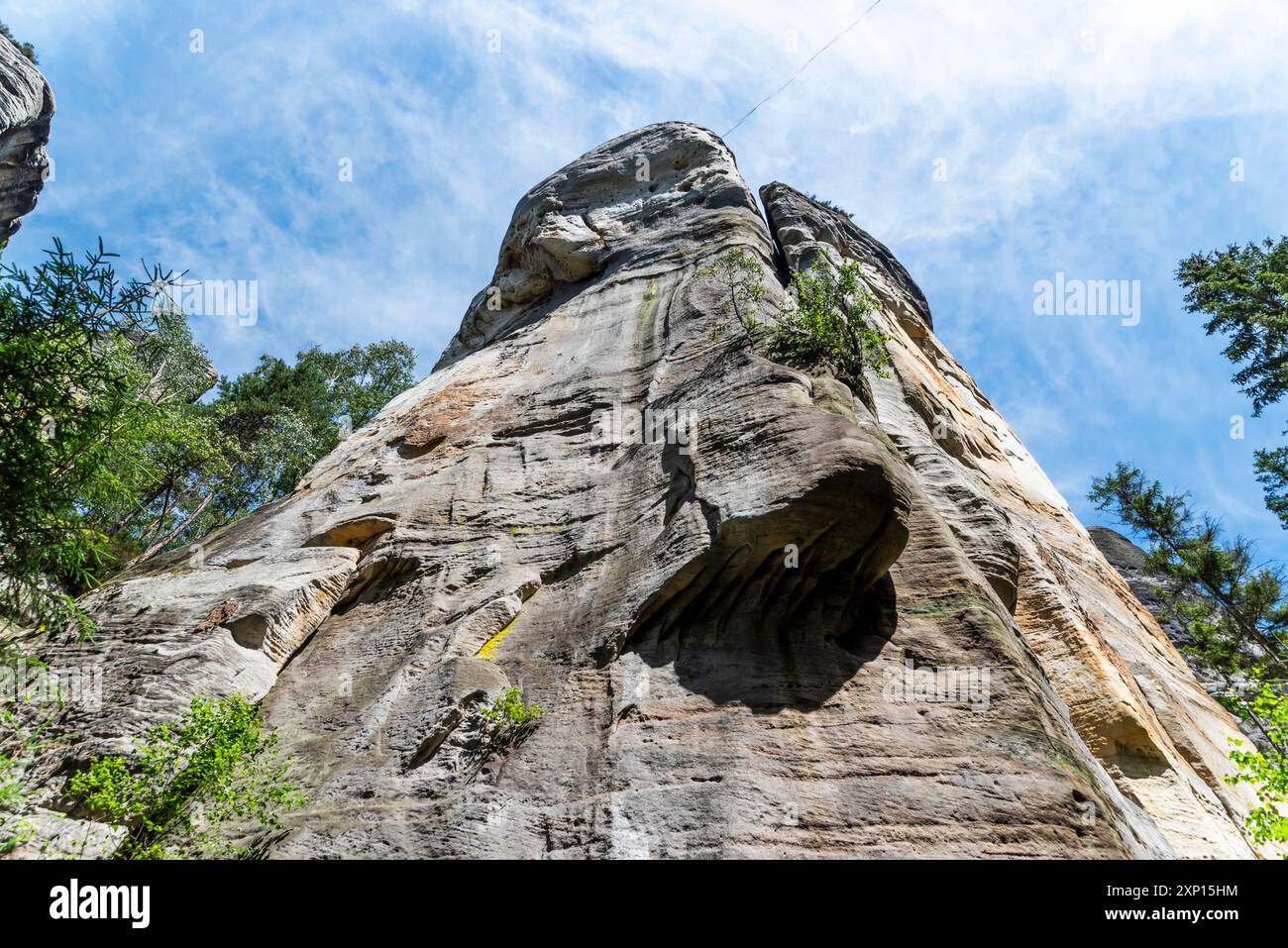 Beautiful limestone rocks in Adrspach, Czech Republic Stock Photo - Alamy
