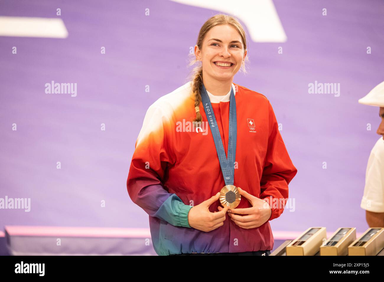 Zoe Claessens (SUI) Bronze medal, Cycling BMX Racing, Women during the ...
