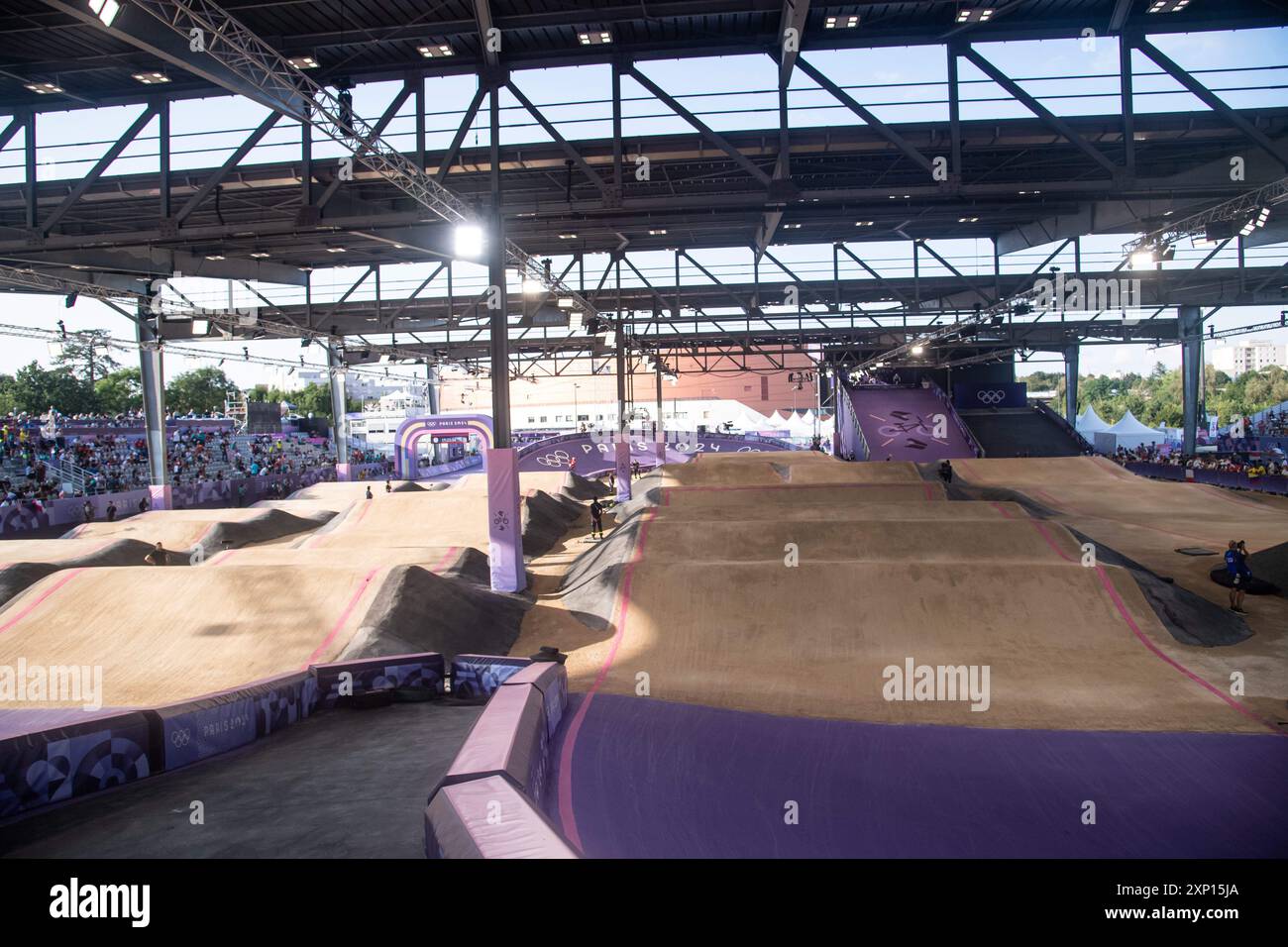 General view, Cycling BMX Racing, during the Olympic Games Paris 2024 ...