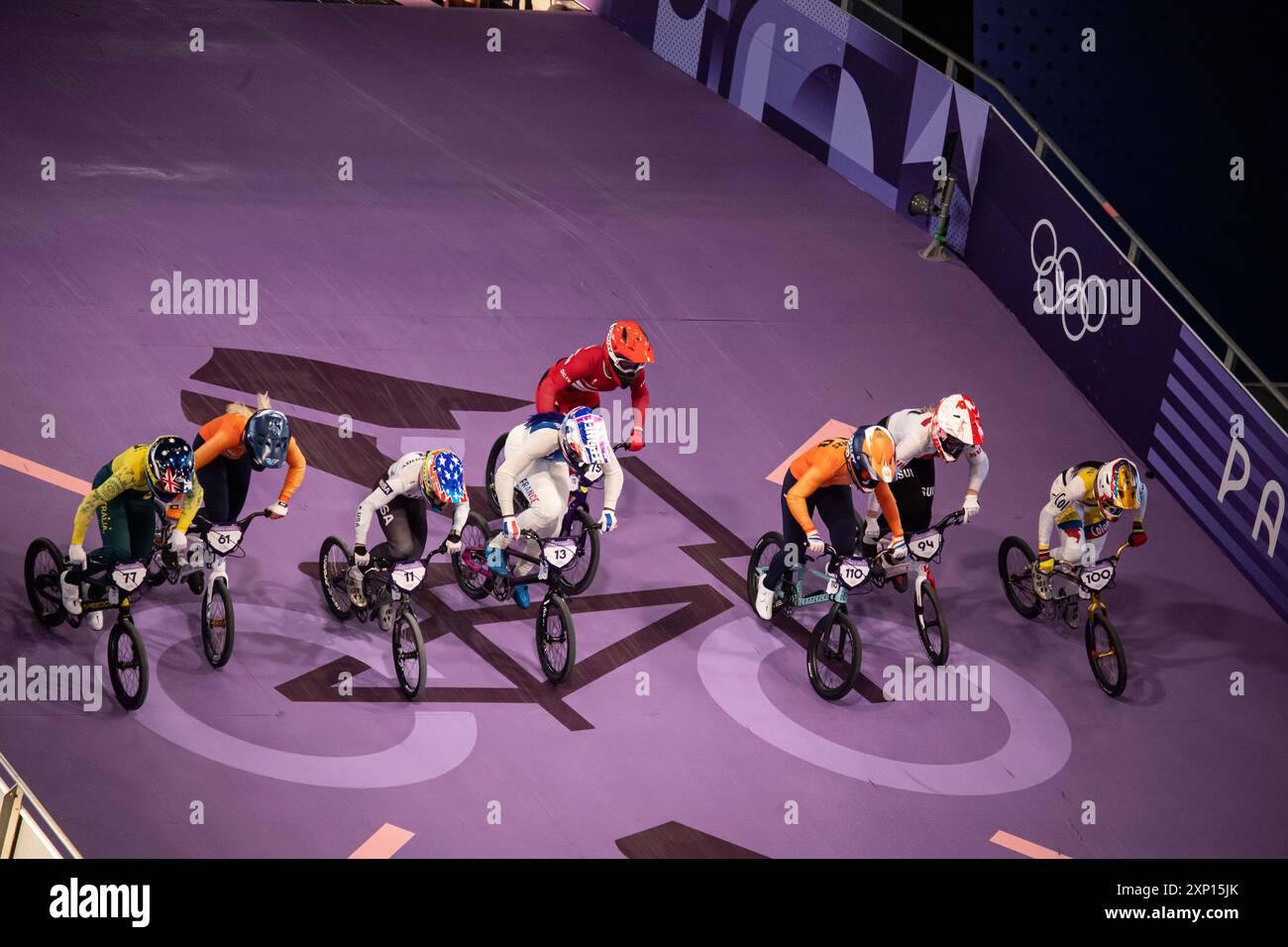 Start, Cycling BMX Racing, Women during the Olympic Games Paris 2024 on ...