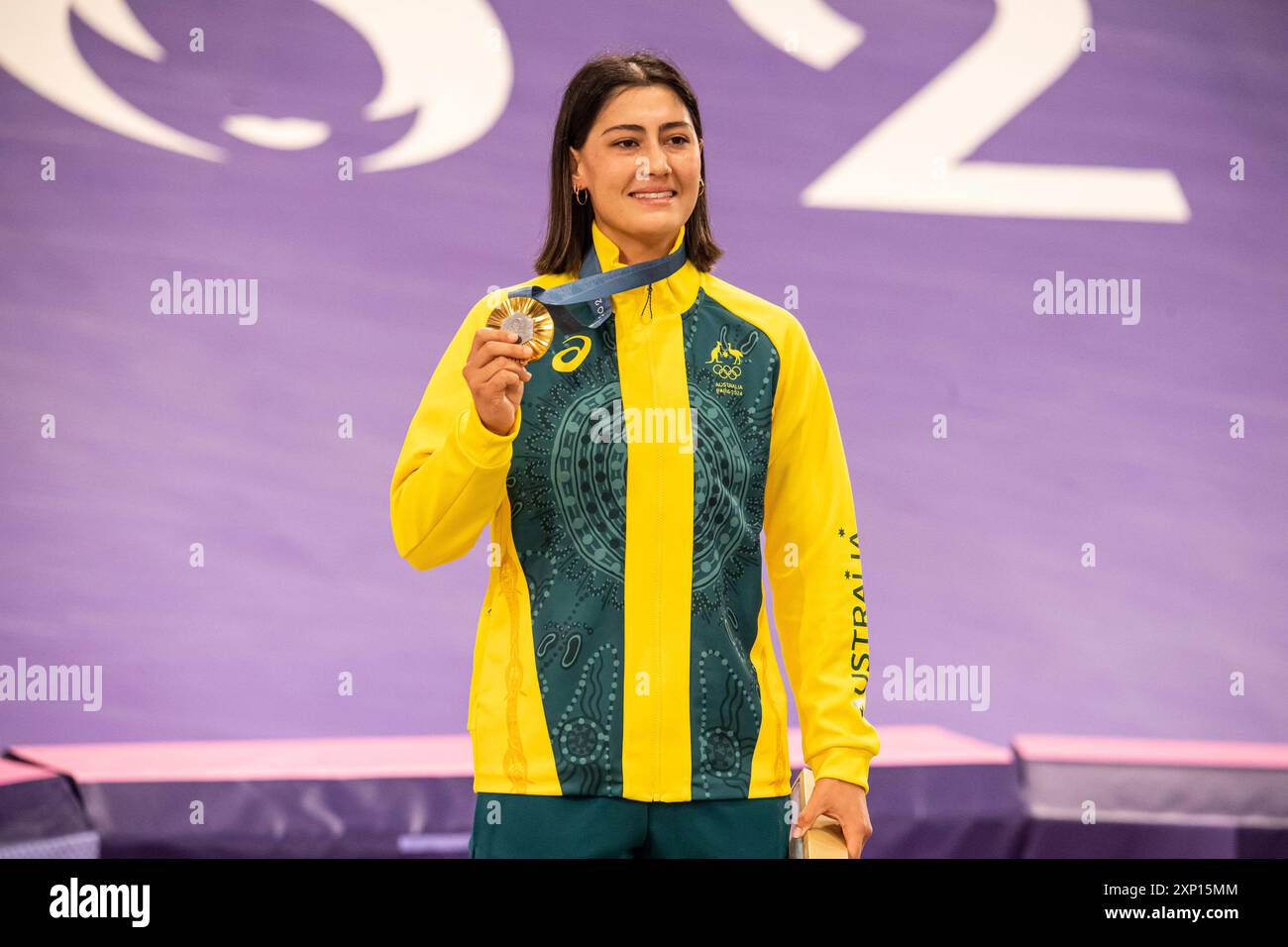 Saya Sakakibara (AUS) Gold medal, Cycling BMX Racing, Women during the ...