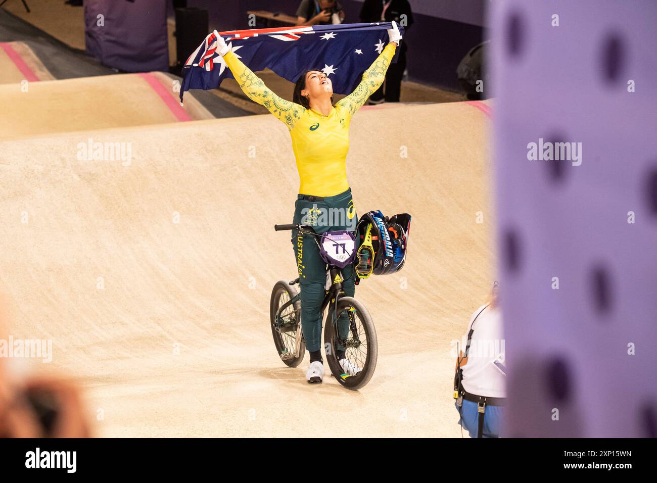 Saya Sakakibara (AUS), Cycling BMX Racing, Women, Final during the ...